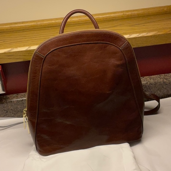 Brahmin | Bags | Brahmin Rosemary Cognac Topsail Backpack Bag | Poshmark